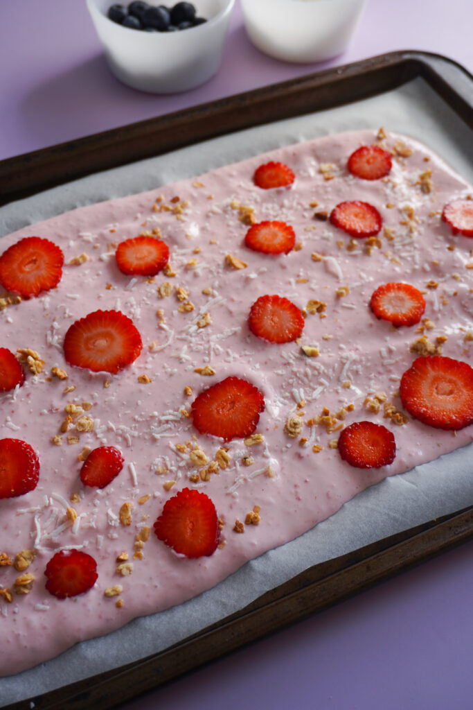 Strawberry Yogurt Bark - The Crowded Fridge